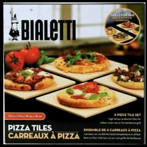 Bialetti | Kitchen | Bialetti Personal Pizza Tiles 4pc | Poshmark